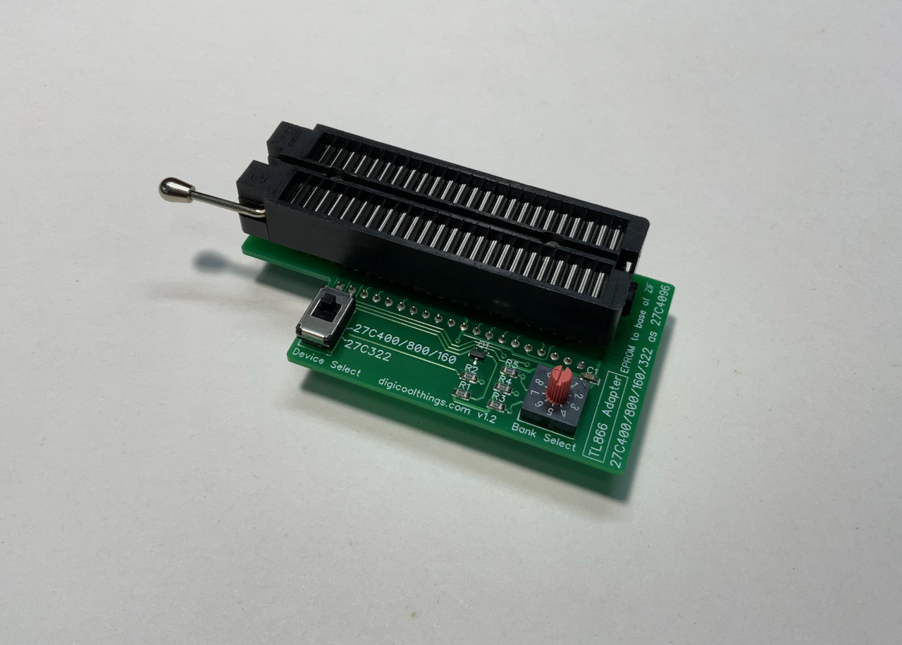 “Black & Gold Edition” – TL866 Programmer Adapter for 27C322 & 27C400 ...