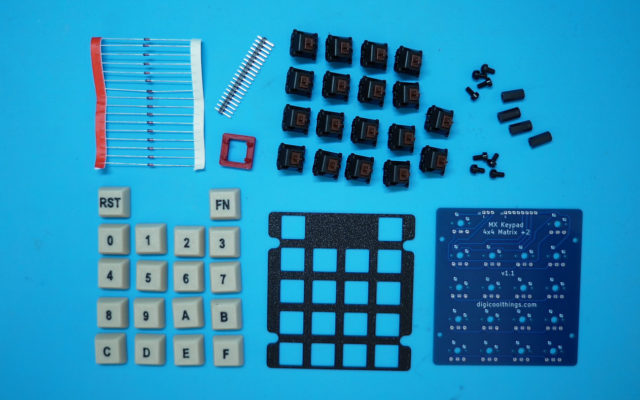 Hexadecimal 4×4 Matrix Keypad – Ultimate Cherry MX Version - Digicool ...