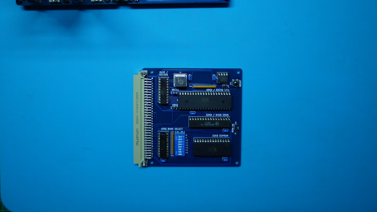 Minimalist Europe Card Bus (MECB) – MOS 6502 or WDC W65C02 CPU Card ...