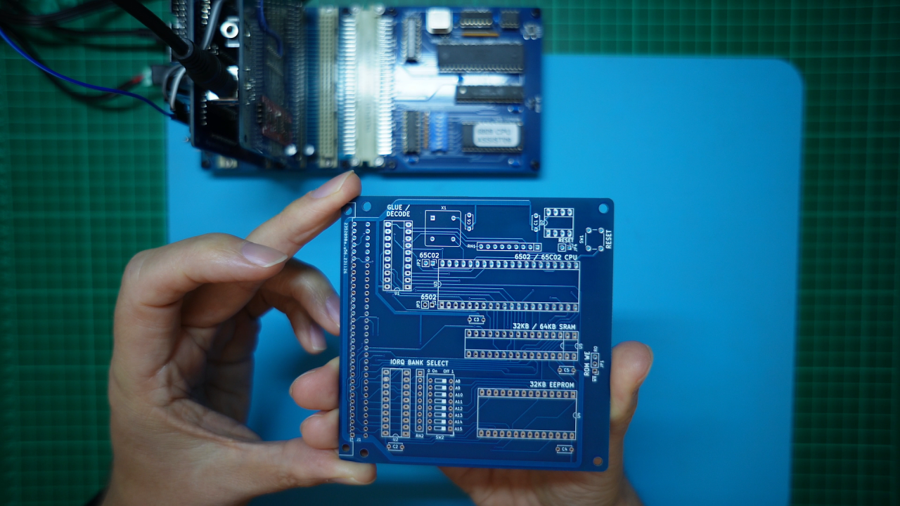 Minimalist Europe Card Bus (MECB) – MOS 6502 or WDC W65C02 CPU Card ...