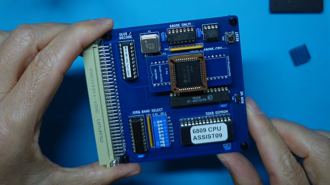 HD63C09 PLCC Packaged CPUs Received & Tested! - Digicool Things