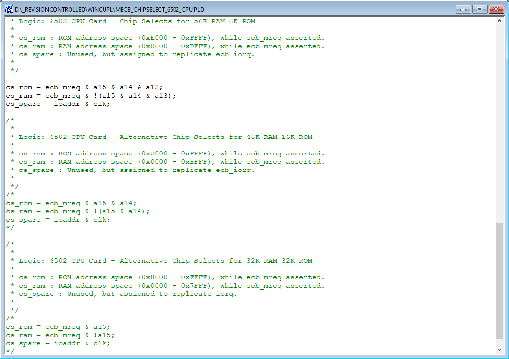 Minimalist Europe Card Bus (MECB) – MOS 6502 or WDC W65C02 CPU Card ...